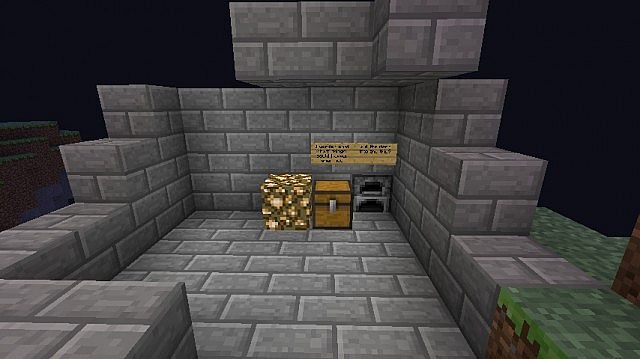 [OUTDATED]Redstone/Piston Base Inside A Mountain! Minecraft Map