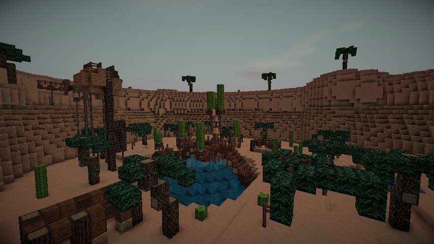 Desert Crater - Great for PvP arenas ! ★ Available for download ! Minecraft Map