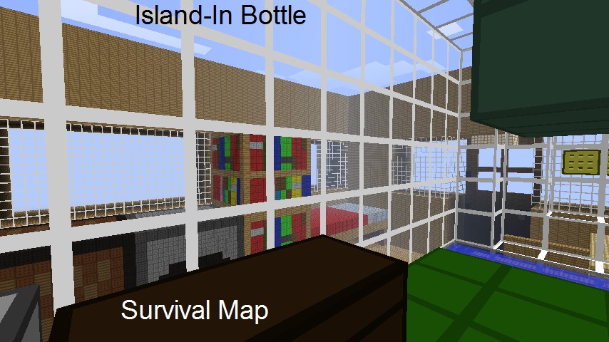 Island-In Bottle Minecraft Map