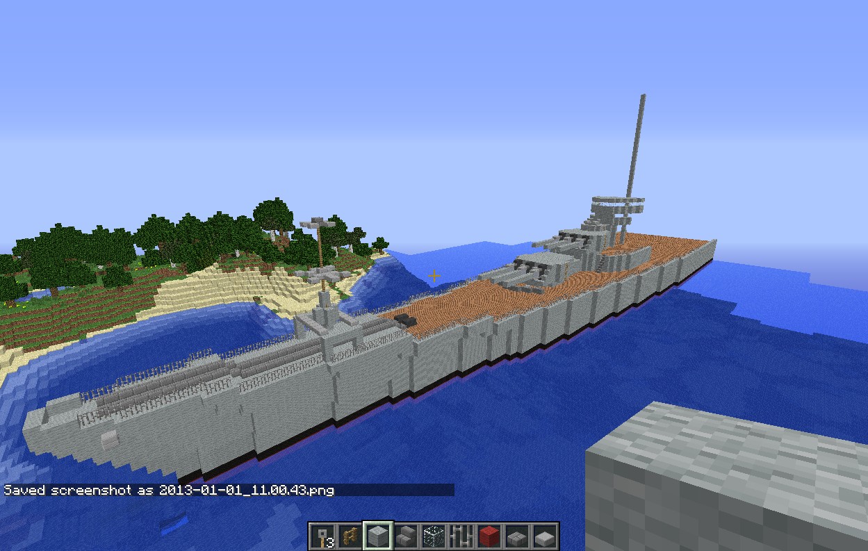 USS Missouri (Iowa-class battleship) Minecraft Map