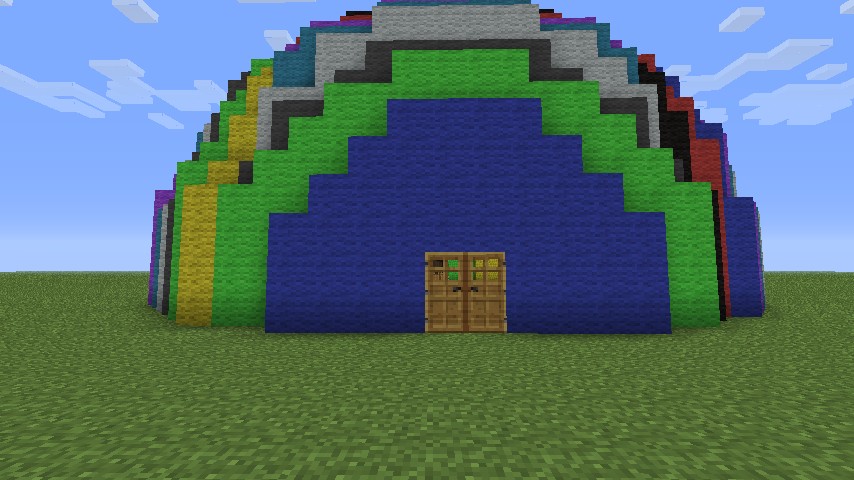 Colorful Dome Minecraft Map