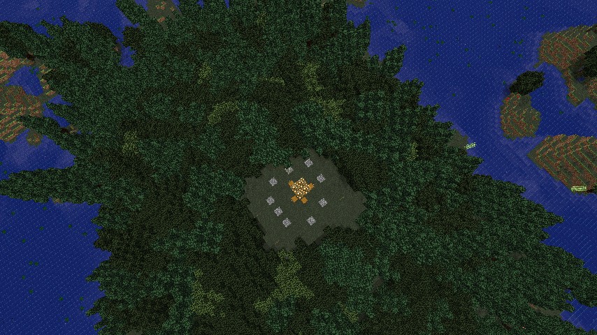 (hungergames or not) circle island Minecraft Map