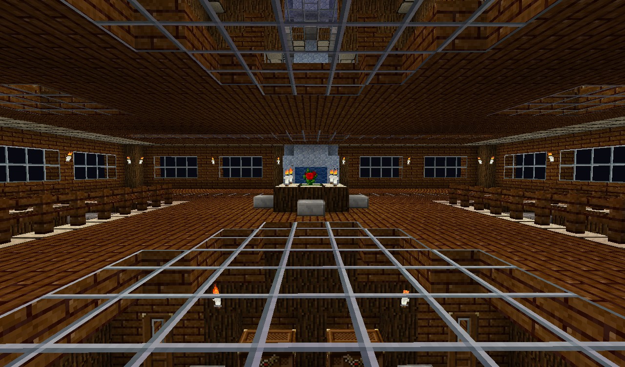 Large Wooden Mansion Minecraft Map