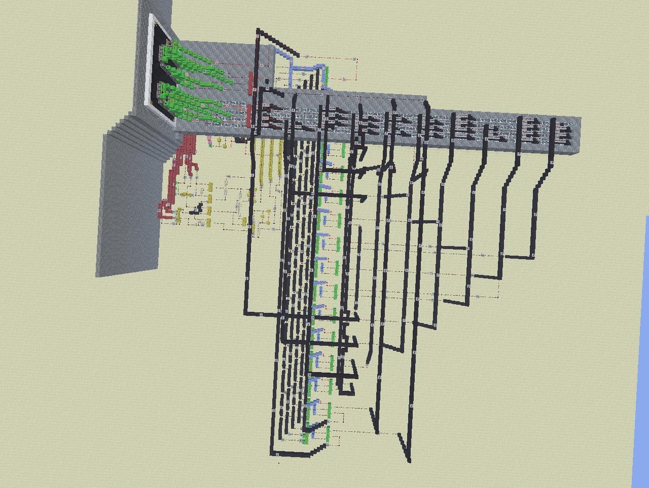 4-bit Calculator! Minecraft Map