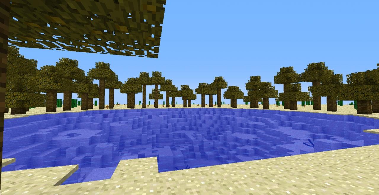 Desert oasis Minecraft Map