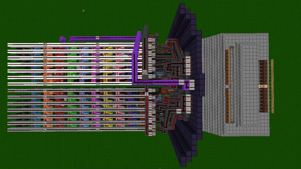 LCD Display Minecraft Map