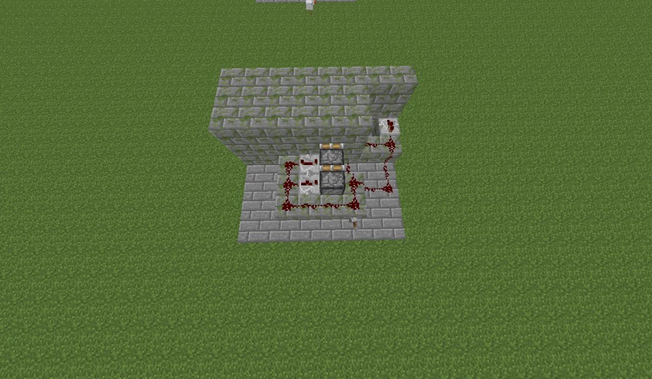 Two tall double piston extender Minecraft Map