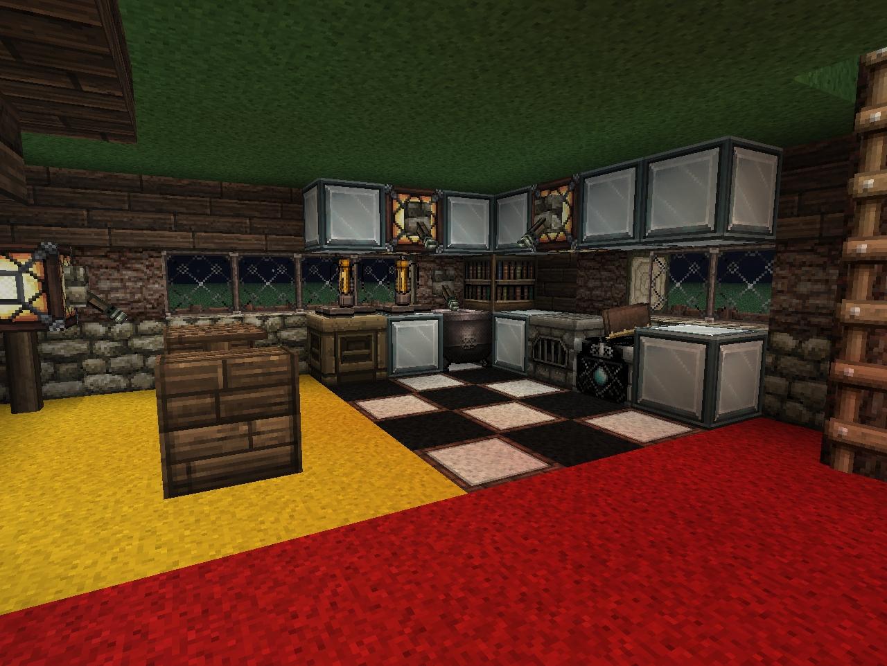 New House Design - Flat World Village Minecraft Map