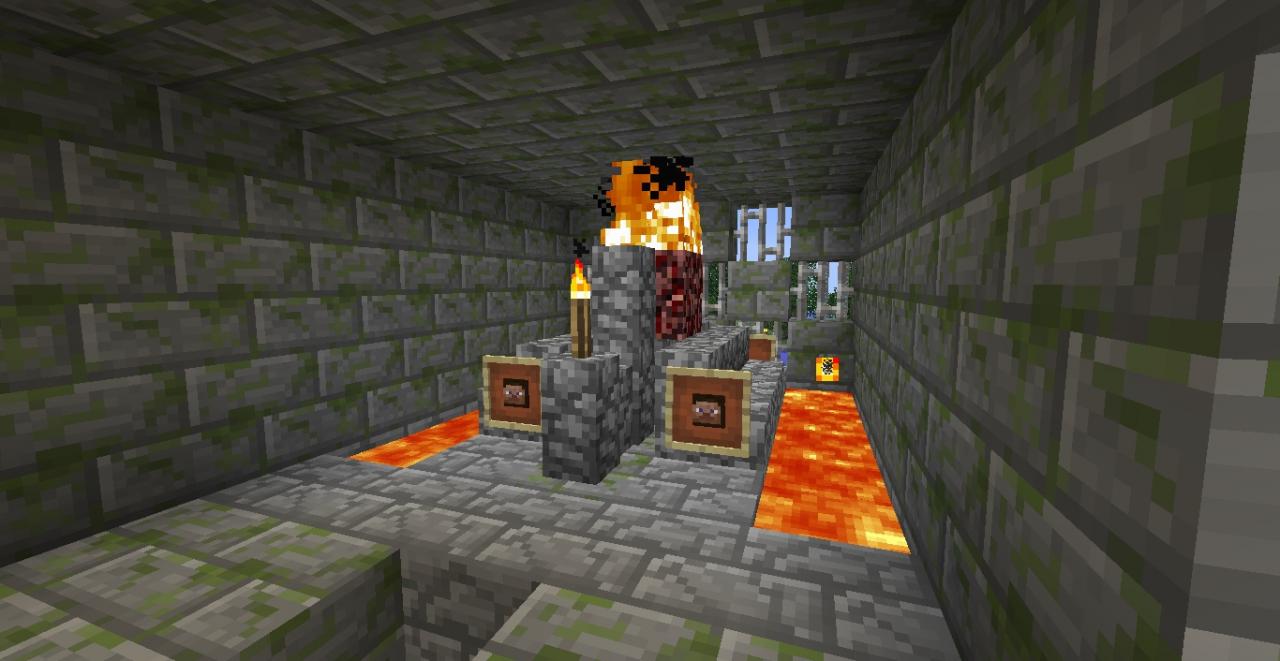 Beautiful Server Spawn with pixel arts, generators, cafe and other ...