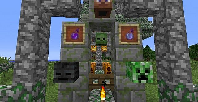 Beautiful Server Spawn with pixel arts, generators, cafe and other ...