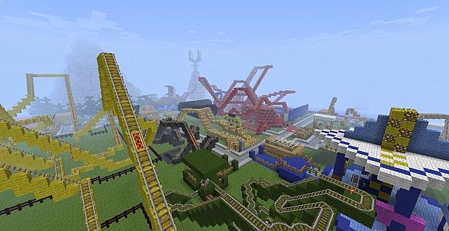 Minecraft Dragon Park (Theme Park) Minecraft Map