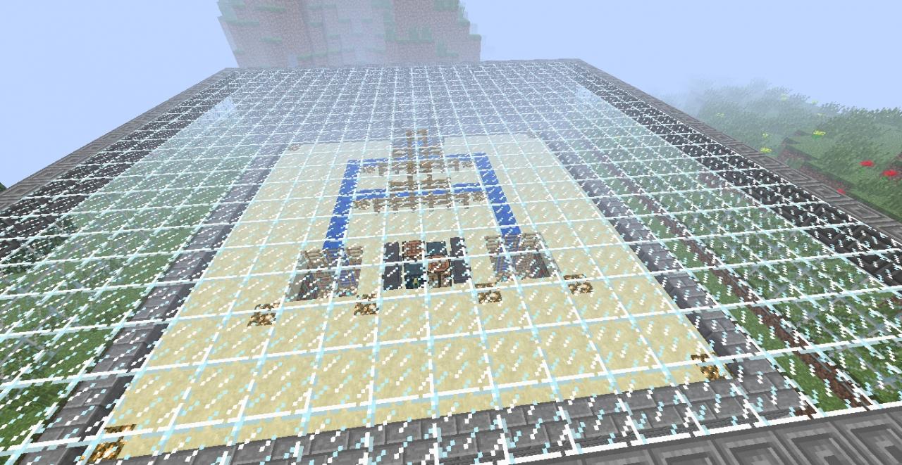 PVP survival server spawn with enchant stations and crafting Minecraft Map
