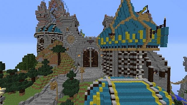 Mountain Top Castle Minecraft Map