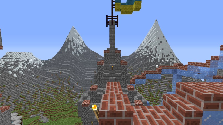 Mountain Top Castle Minecraft Map