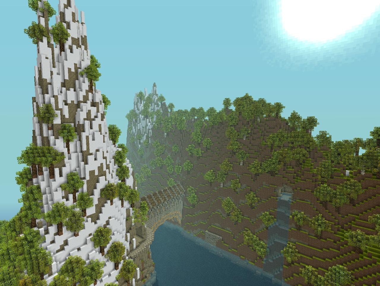 Custom Terrain Trinith Minecraft Map