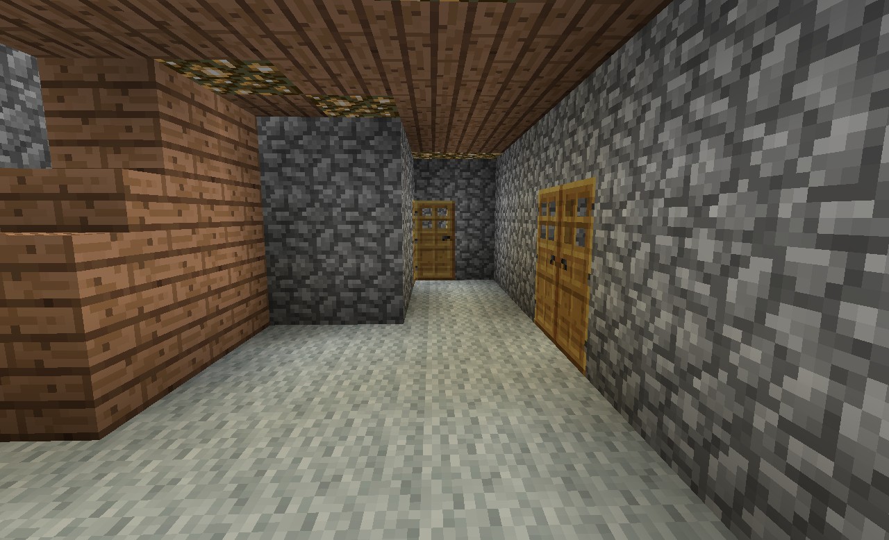 A Cozy Cabin House on the Water Minecraft Map