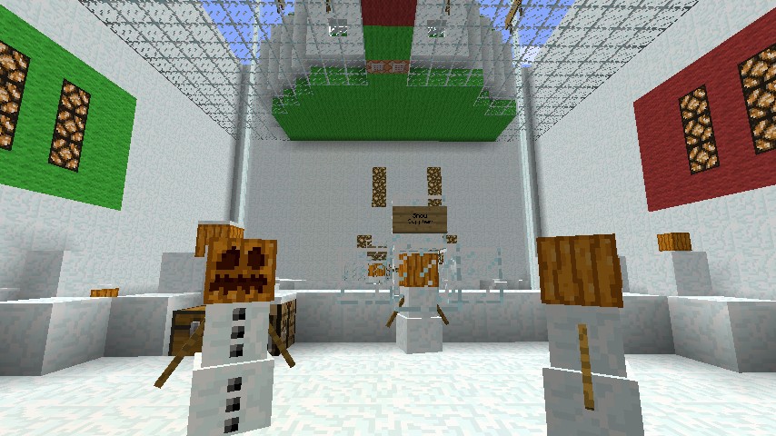 Snowball Fight Map w/ Classes!!! Minecraft Map