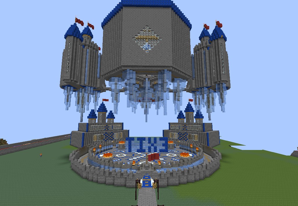 Floating Ice Palace Minecraft Map
