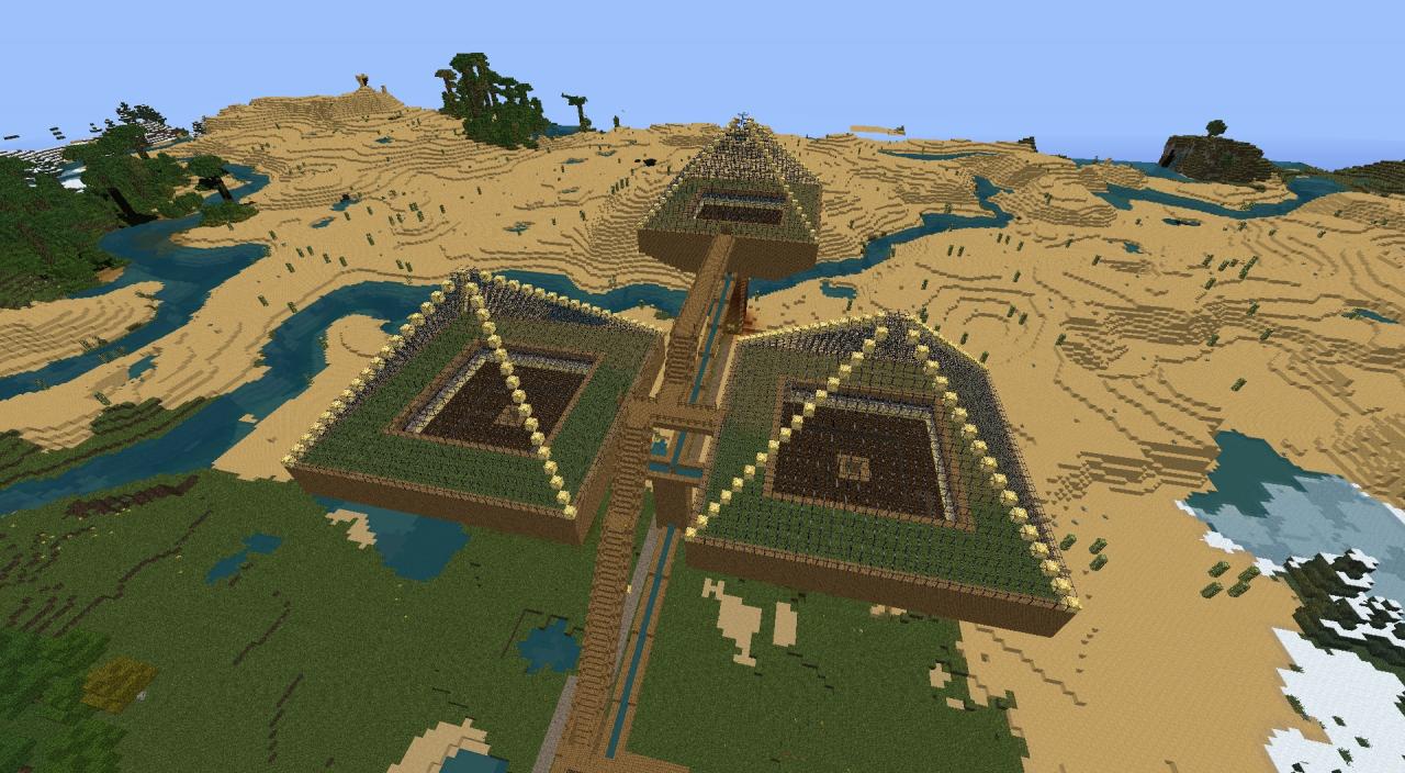 Huge Wheat Farm Minecraft Map