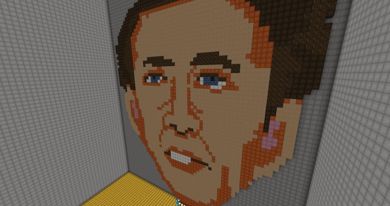 Nicholas Cage In Minecraft Minecraft Map
