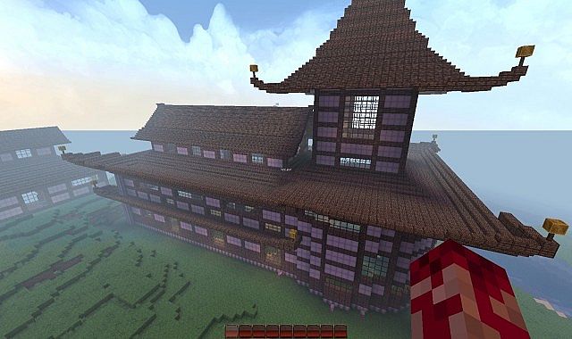 Japanese Buildings Minecraft Map