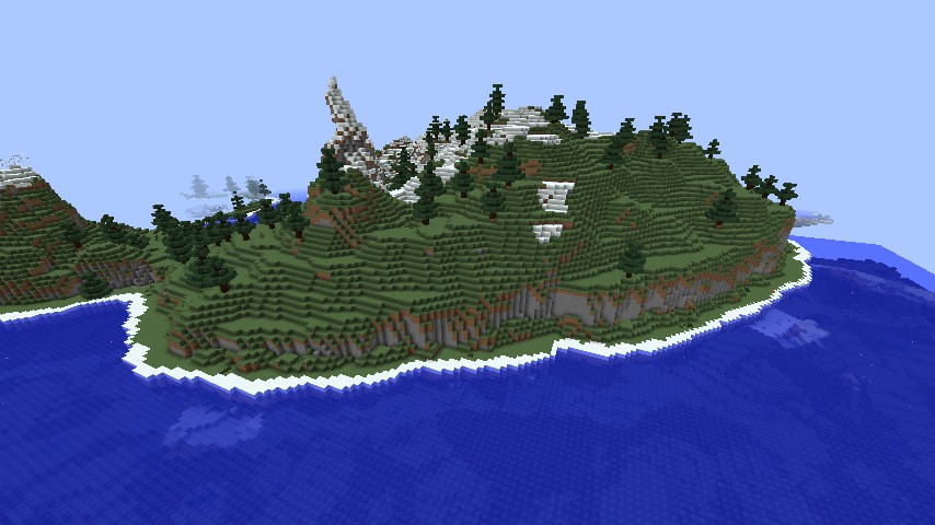 island: built terrain Minecraft Map
