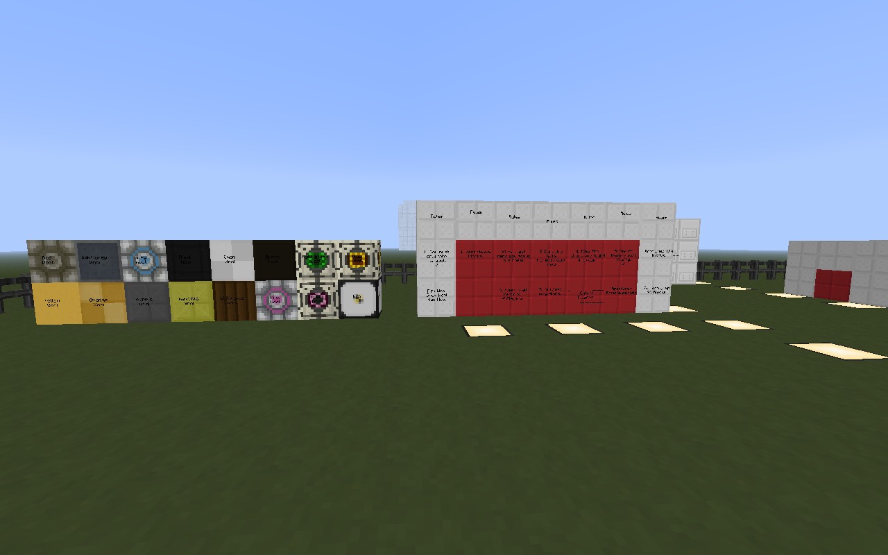 Portal 2 Minecraft Map