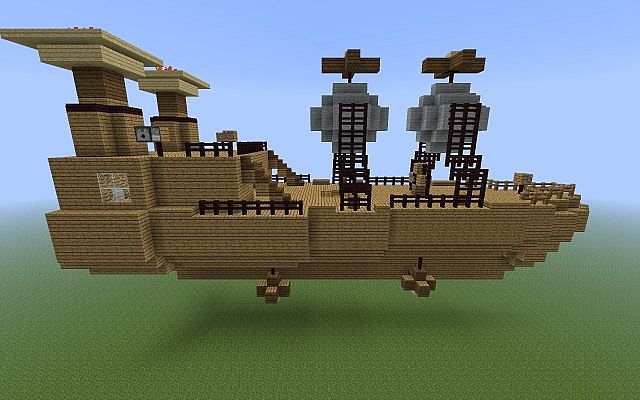Jabba's SteamPunk Barge Minecraft Map