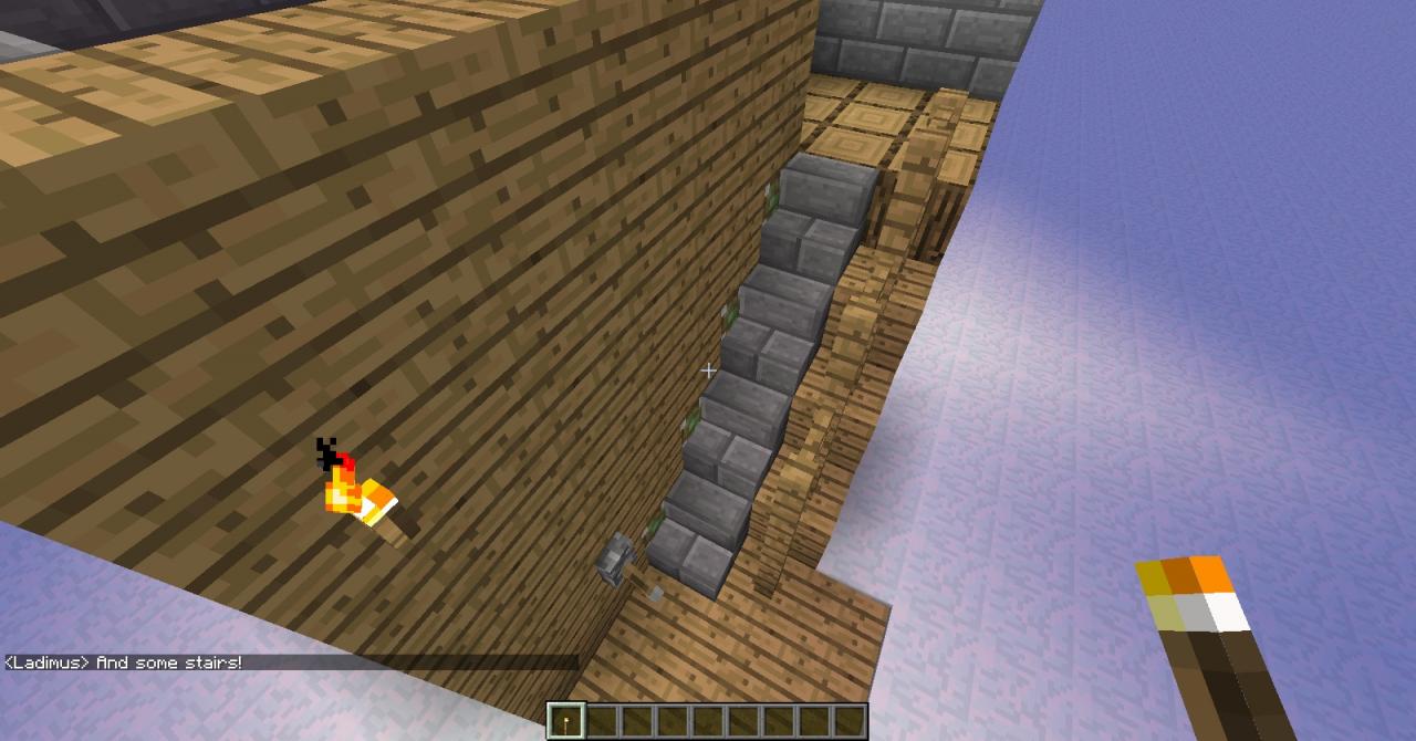 Piston Stairs Minecraft Map