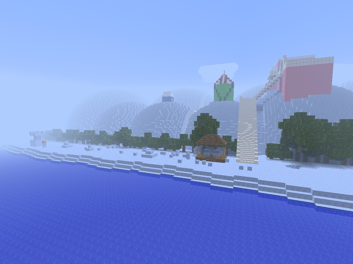Skypiea in minecraft (One piece) Minecraft Map