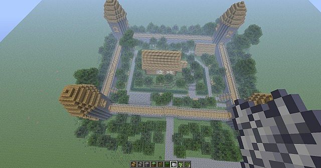 Castle I built Minecraft Map
