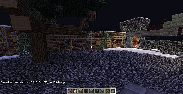 Ruined library Minecraft Map