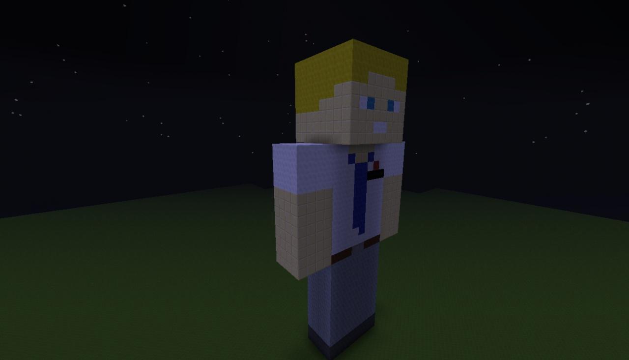 Skin Statue. Minecraft Map