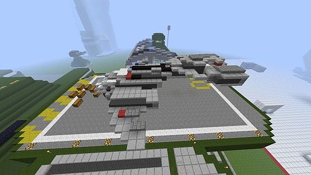 Halo ODST UNSC Police Pelican Minecraft Map