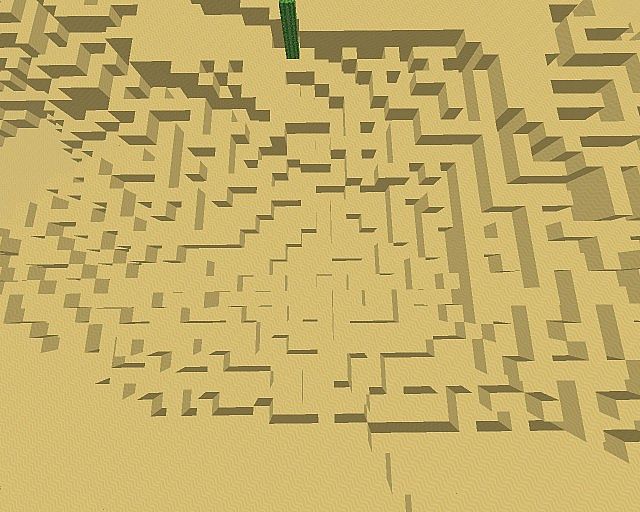 Desert Maze Challenge Minecraft Map
