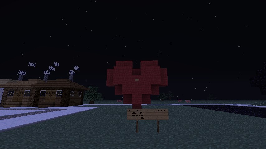 a heart that lights up Minecraft Map