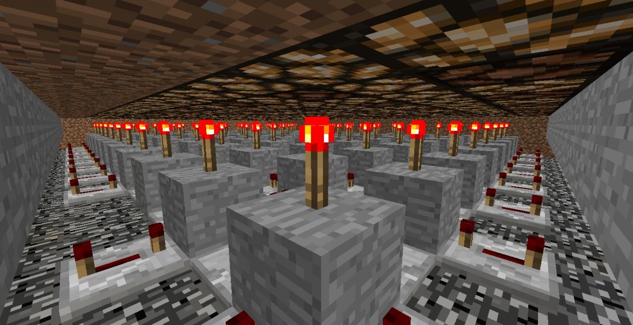 Daft Punk Pyramid/Stage Minecraft Map