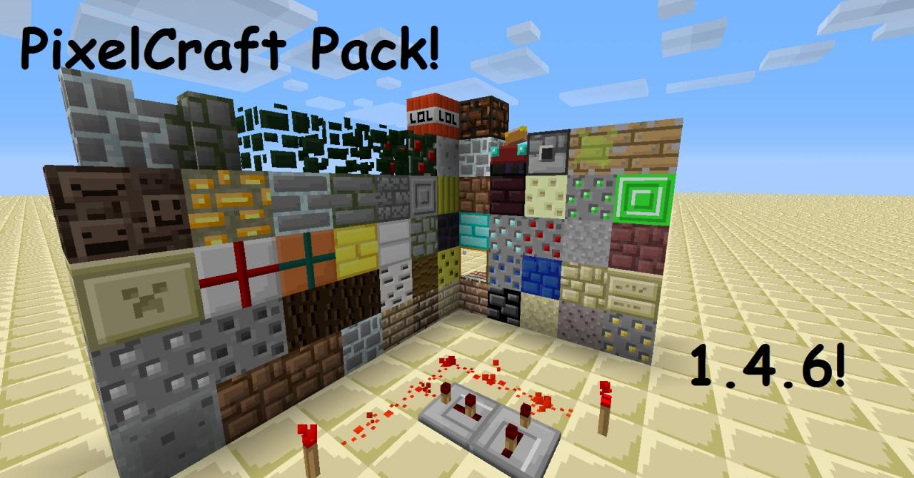 PixelCraft 1.4.6! Minecraft Texture Pack