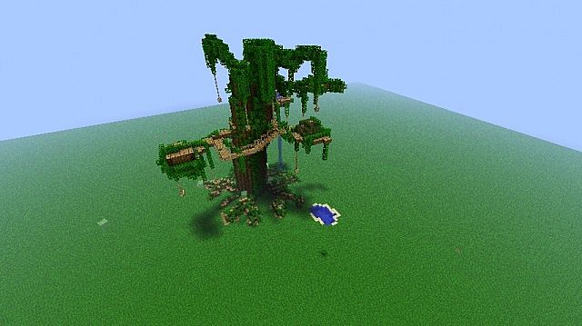 Overgrown God Tree Minecraft Map