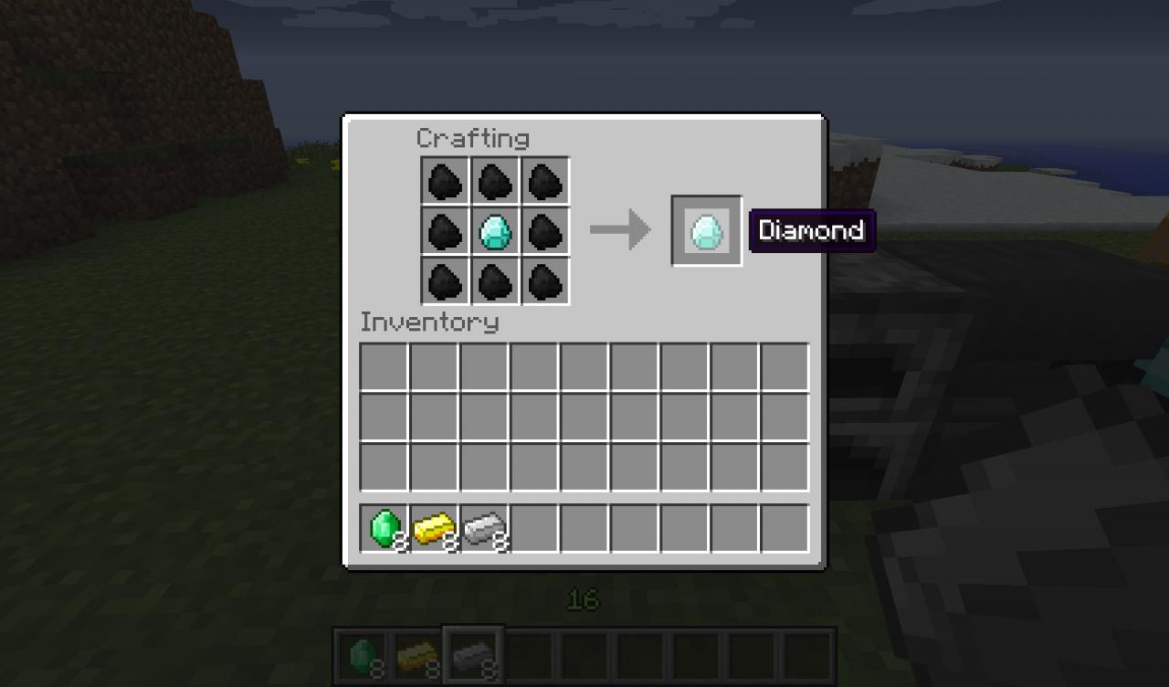 False Diamonds mod (AKA the Di4m0nd mod) Minecraft Mod