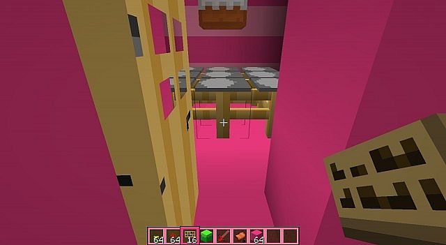 my version of the princess peach palace Minecraft Map