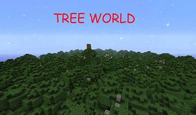Tree World Minecraft Map