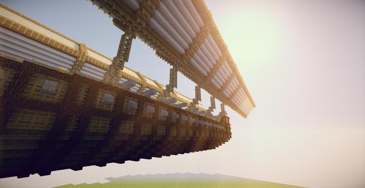 Man of War Zeppelin Minecraft Map