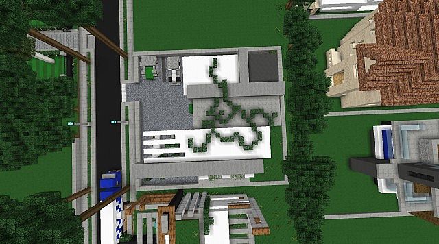 [Modern] Leaves - Luxury Estate Home Minecraft Map