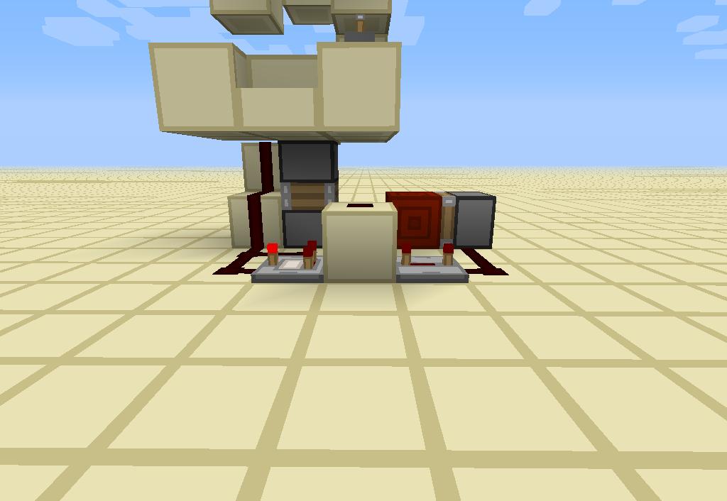 Ribbon Piston Elevator Minecraft Map