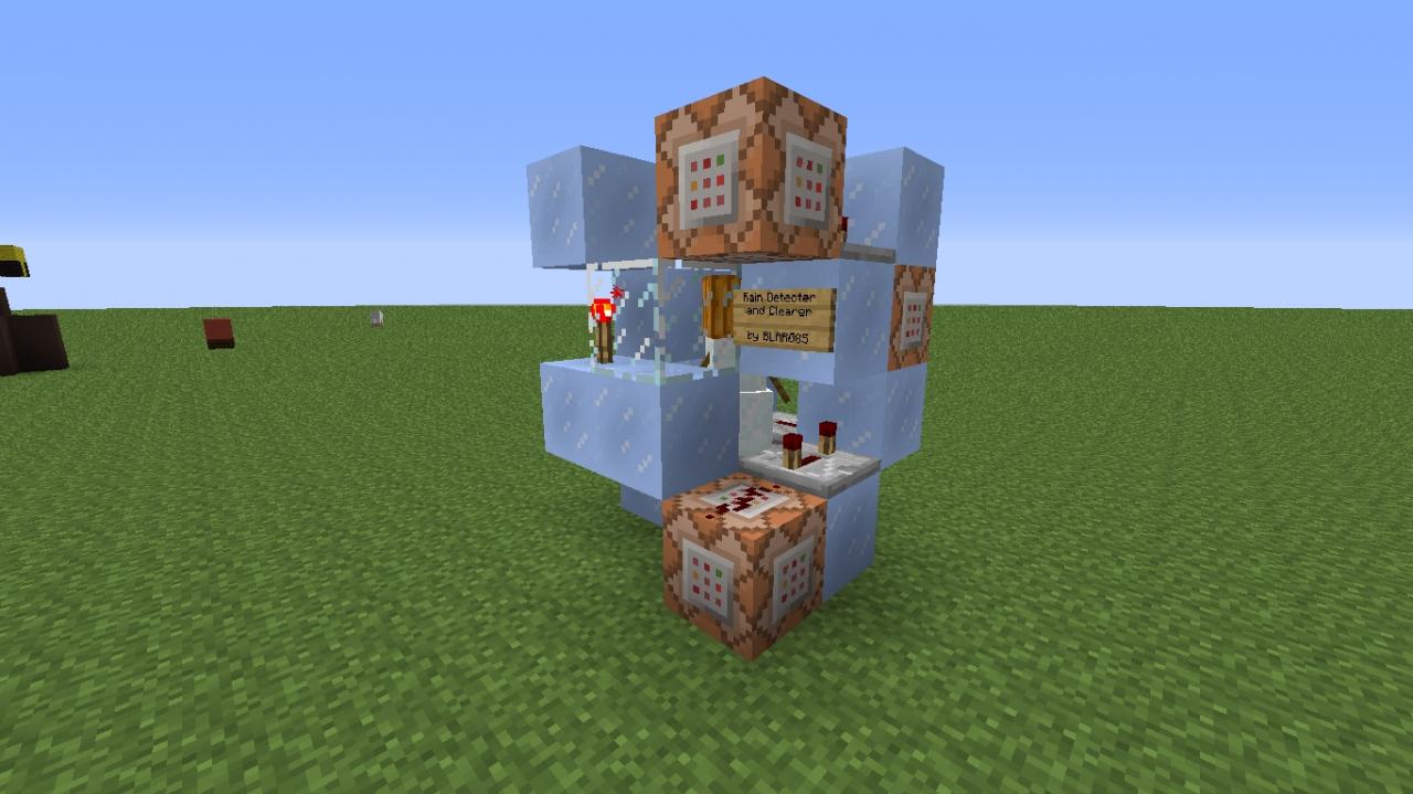 Rain Detector AND Clearer Minecraft Map
