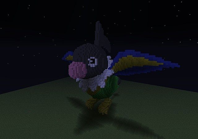3D Chatot Minecraft Map