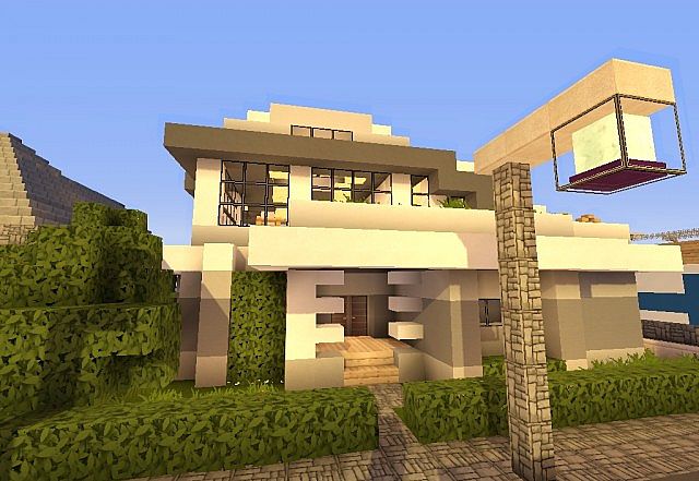 "Axulo" Modern House Minecraft Map