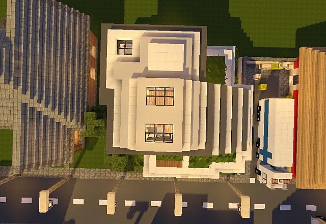"Axulo" Modern House Minecraft Map