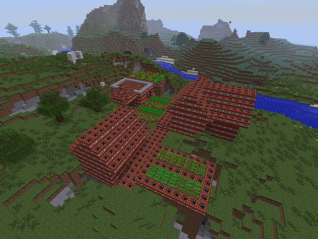 TNT Village Minecraft Map